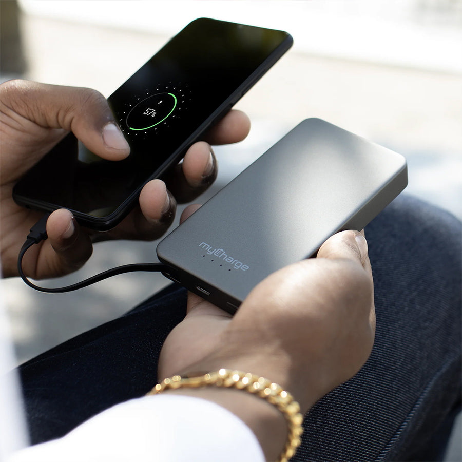 Power + Plug 5K Charger W/Built-in Cable & Wall plug – mycharge.com