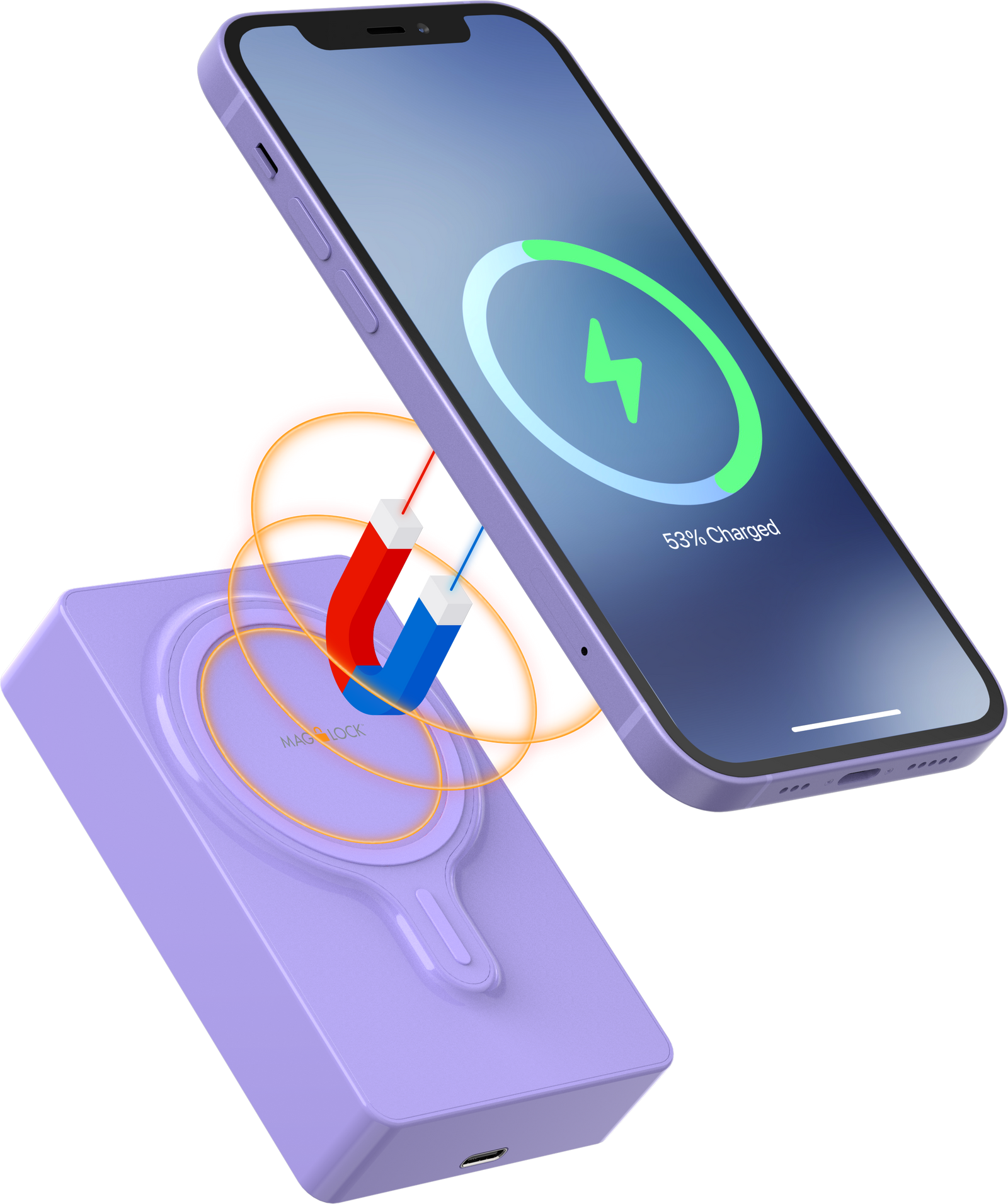 MAG-LOCK™ MagSafe® Powerbank - 9000mAh (+48 hrs) – mycharge.com