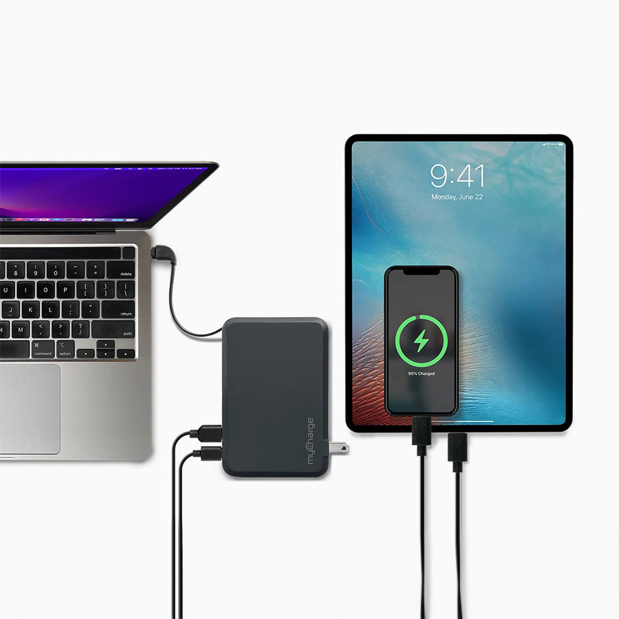 PowerHub Ultra 65W - Portable Power Charger for Laptop| myCharge – mycharge.com