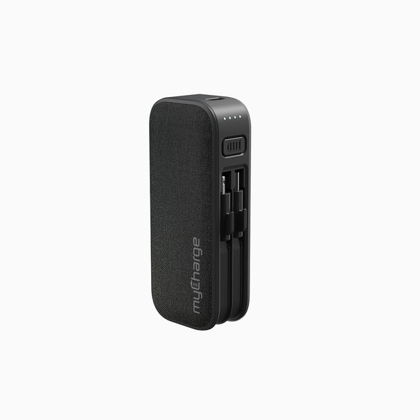 PowerHub Mini Power Bank with Integrated Charging Cables – myCharge ...